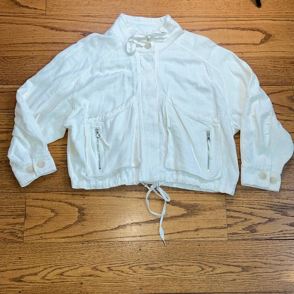 Blank NYC | Jackets & Coats | Blank Nyc Cream Linen Beachy Capsule ...